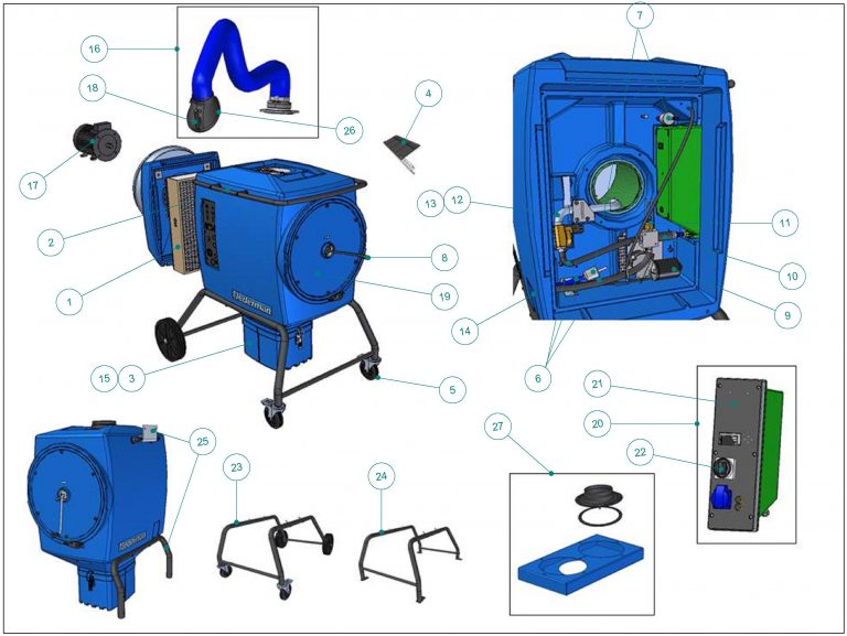 Nederman Spare Parts UK and Worldwide Supply - AES Ltd | LEV Testing ...